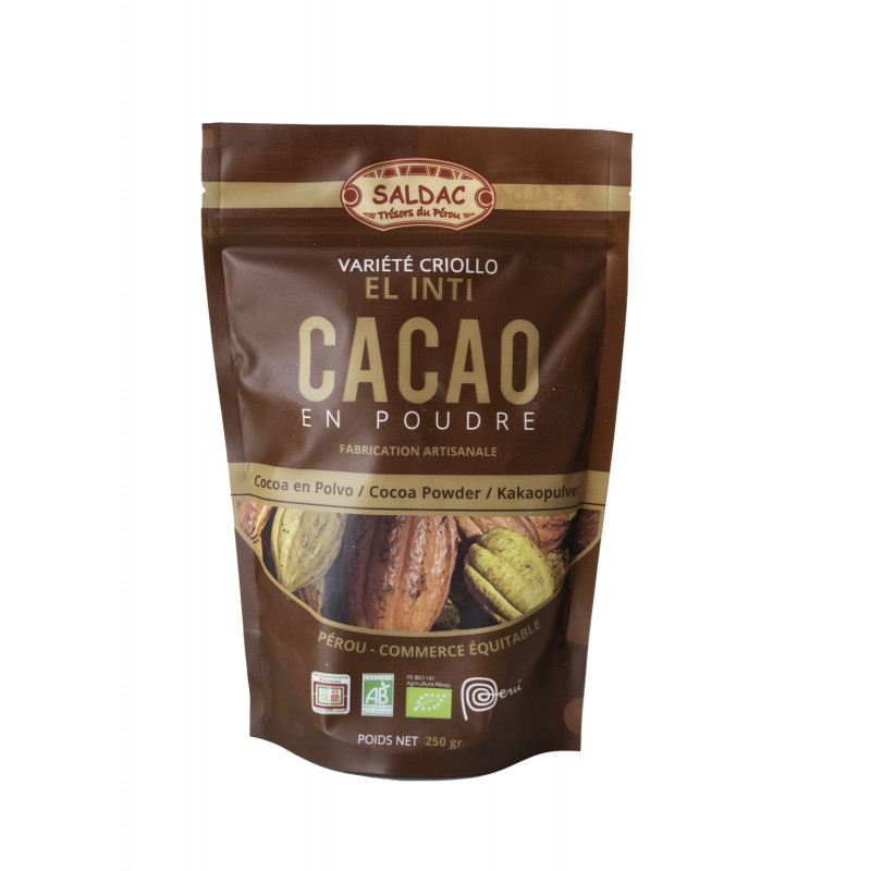 Cacao bio et équitable en poudre